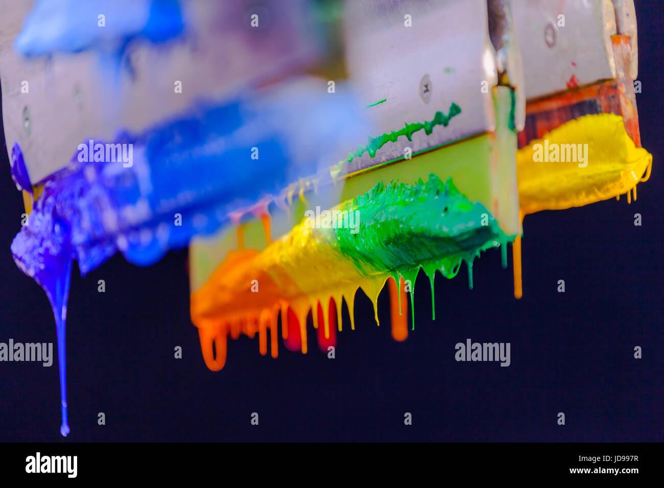 soft hand screen printing on tee shirt with blend colors by value of ...