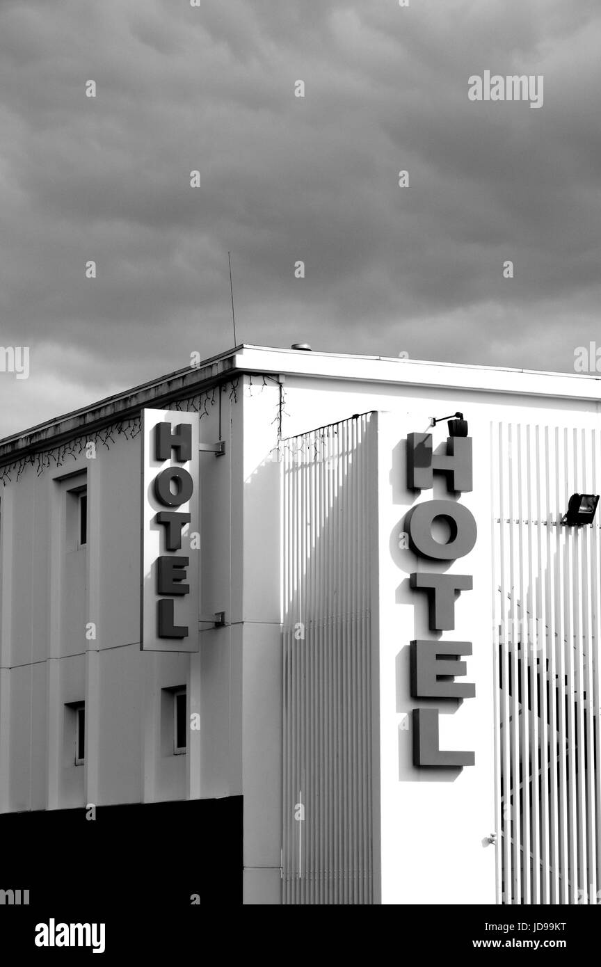 Hotel, Hotel sign, Sign Stock Photo - Alamy
