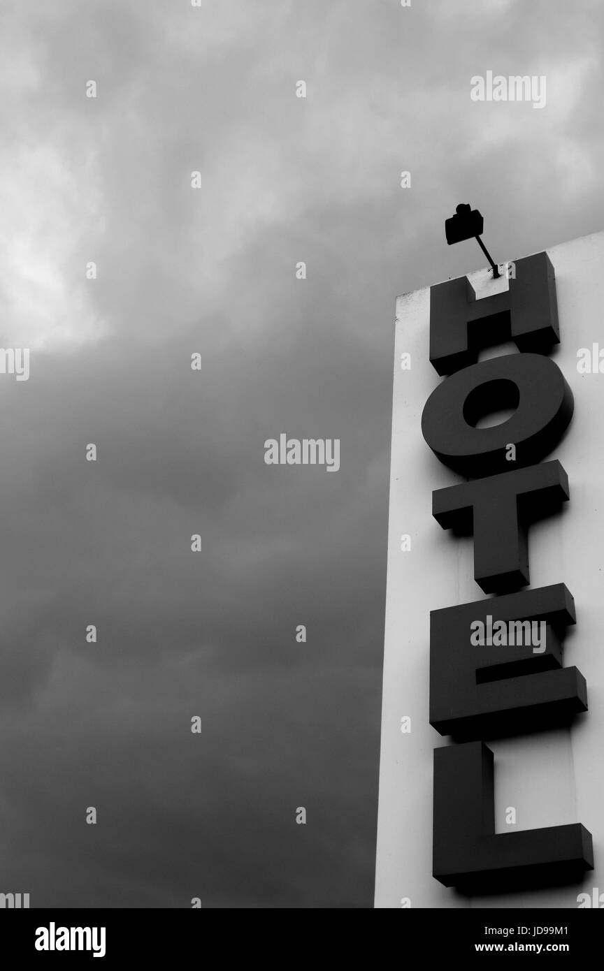 Hotel, Hotel sign, Sign Stock Photo - Alamy
