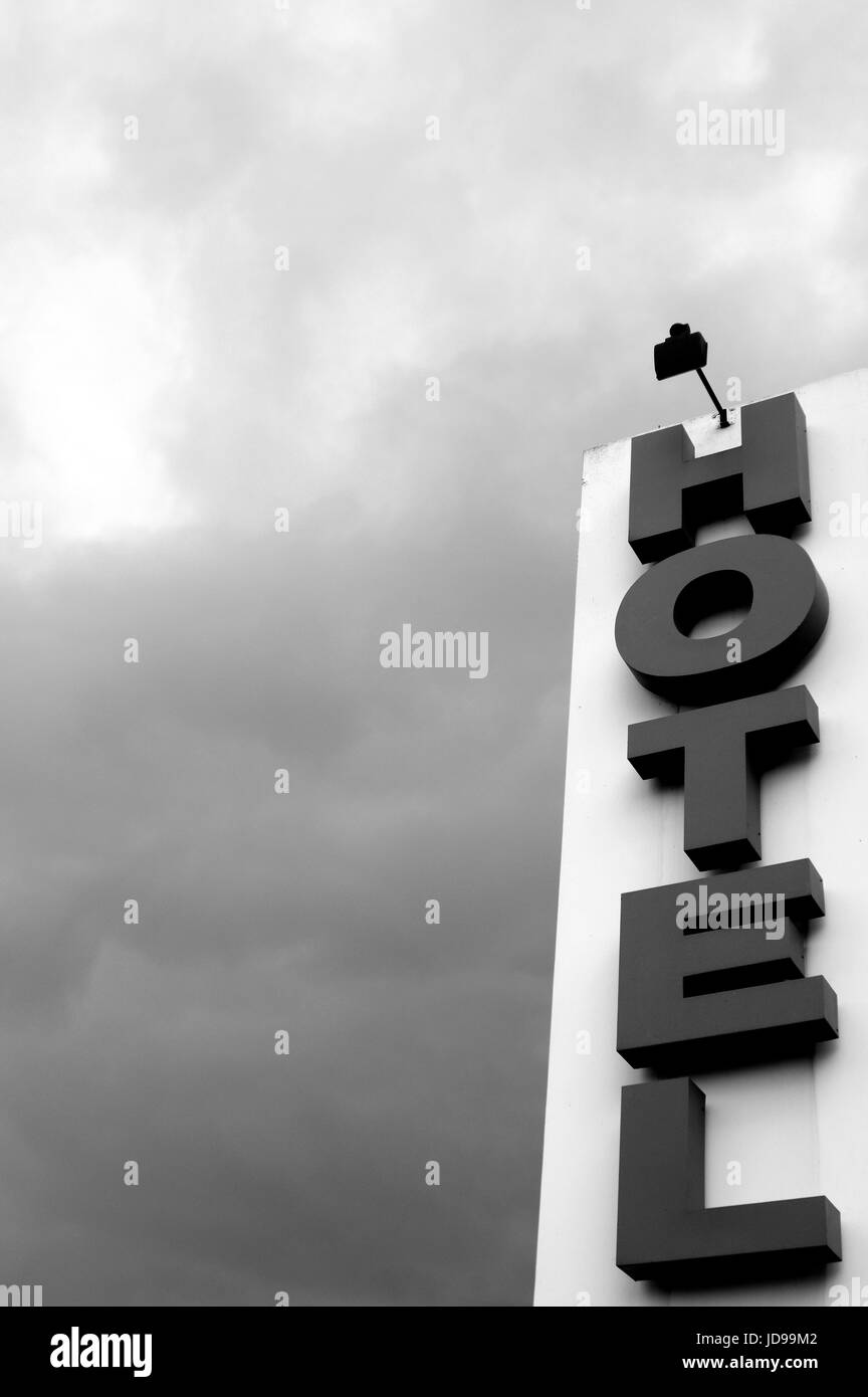 Hotel, Hotel sign, Sign Stock Photo - Alamy
