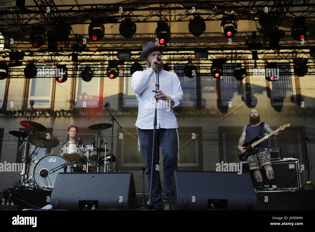 Worms, Germany. 18th June, 2017. British singer songwriter Alex Clare ...