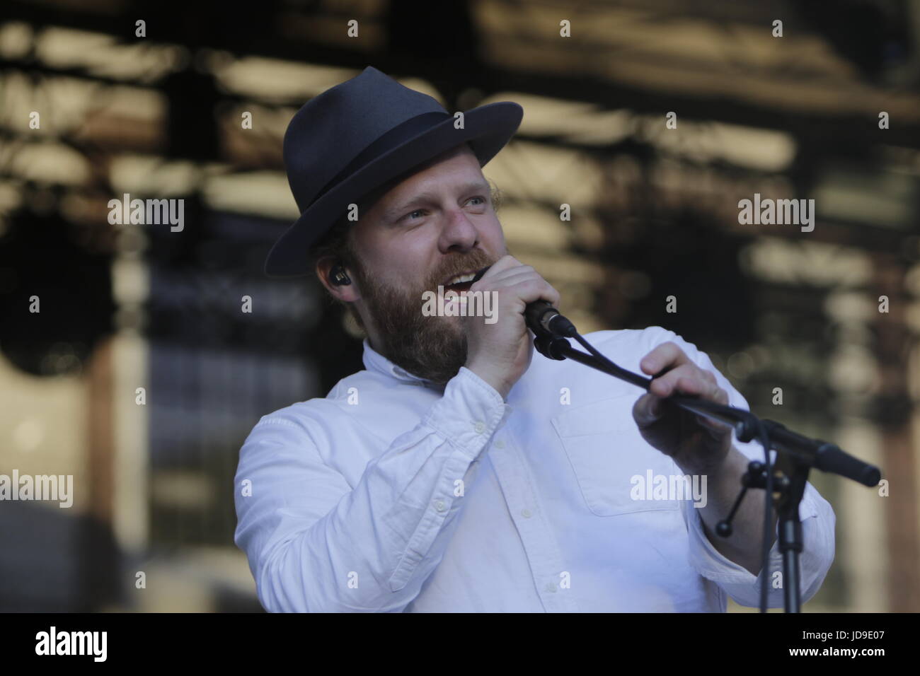 Worms, Germany. 18th June, 2017. British singer songwriter Alex Clare ...