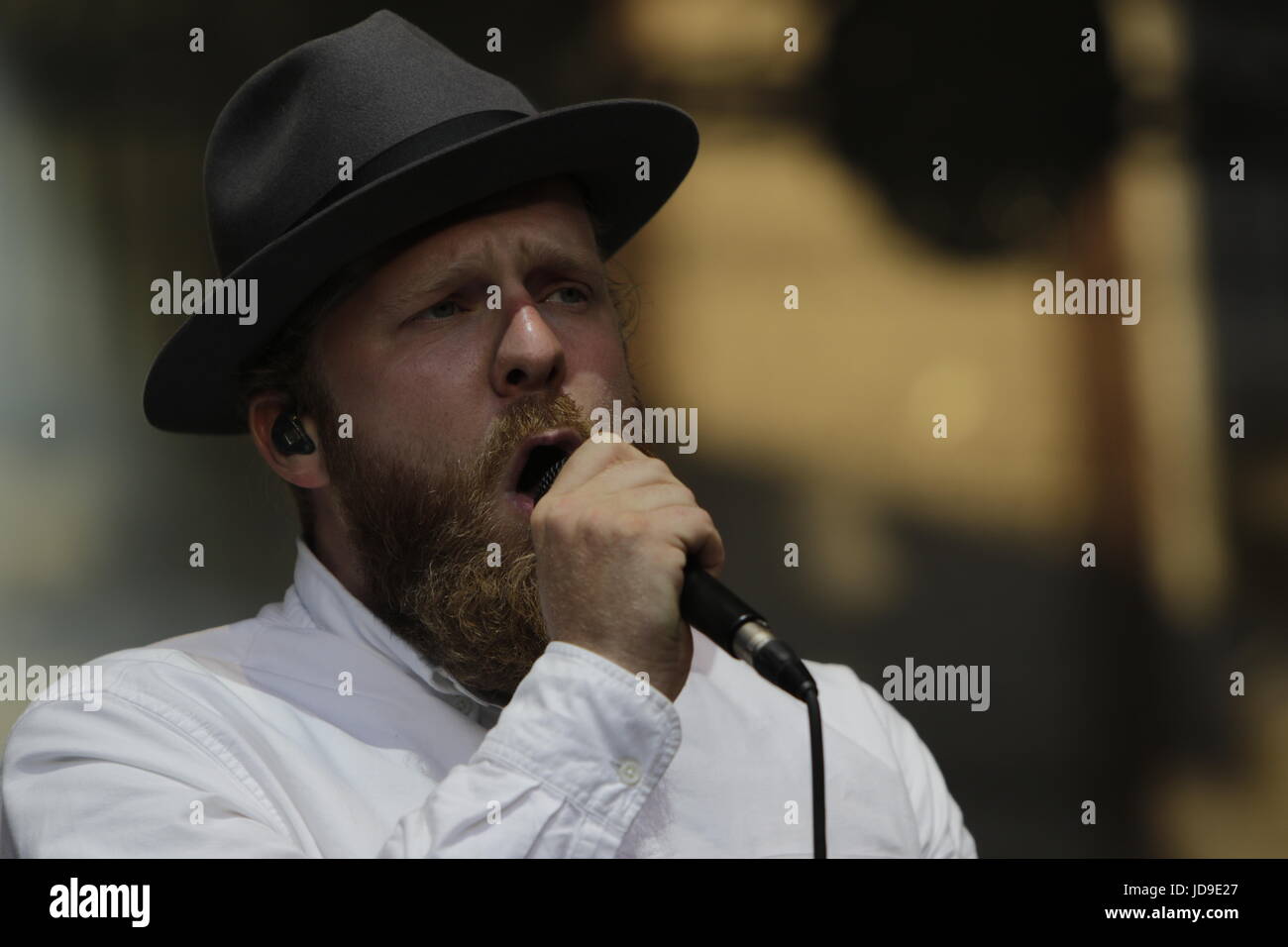 Worms, Germany. 18th June, 2017. British singer songwriter Alex Clare ...