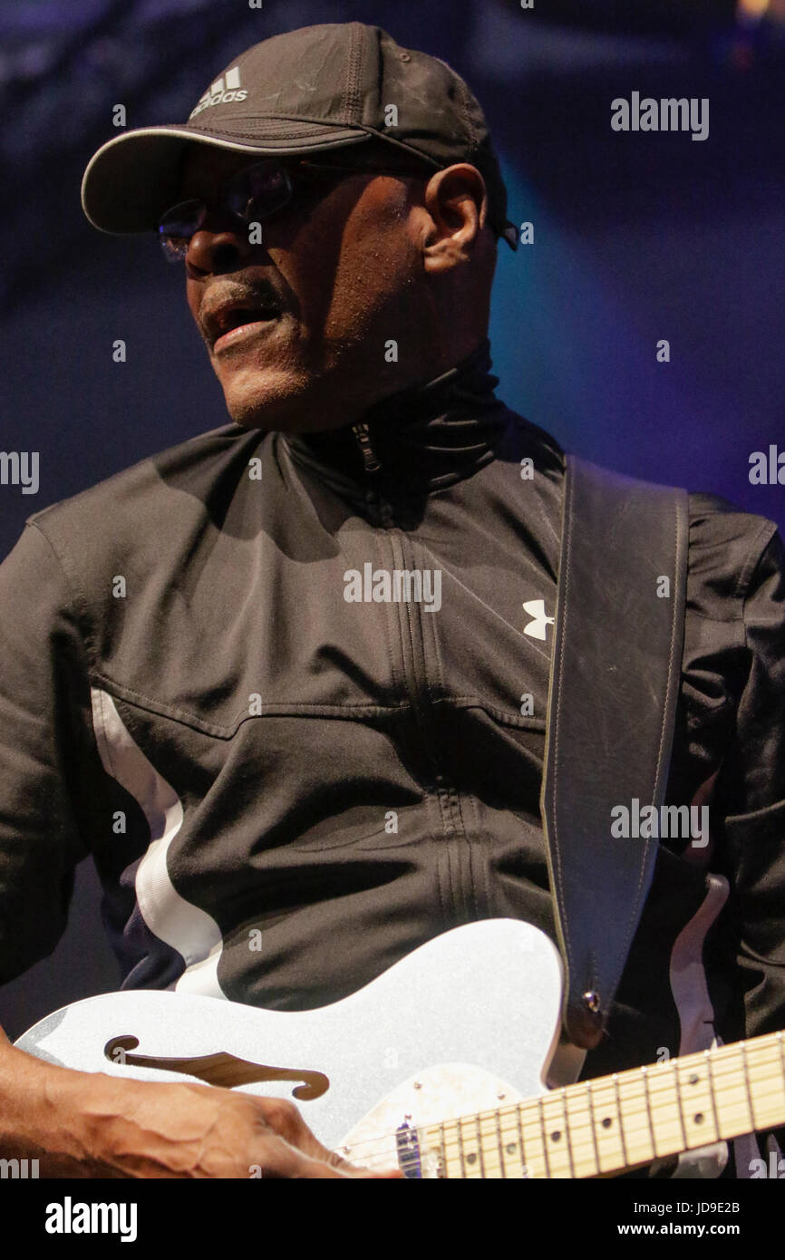 Worms, Germany. 18th June, 2017. Reggie Ward from Fred Wesley and the ...