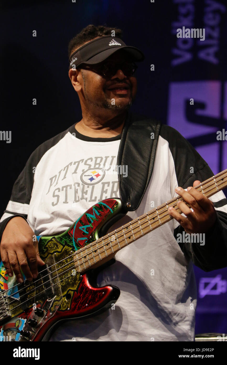 Worms, Germany. 18th June, 2017. Dwayne Dolphin from Fred Wesley and ...