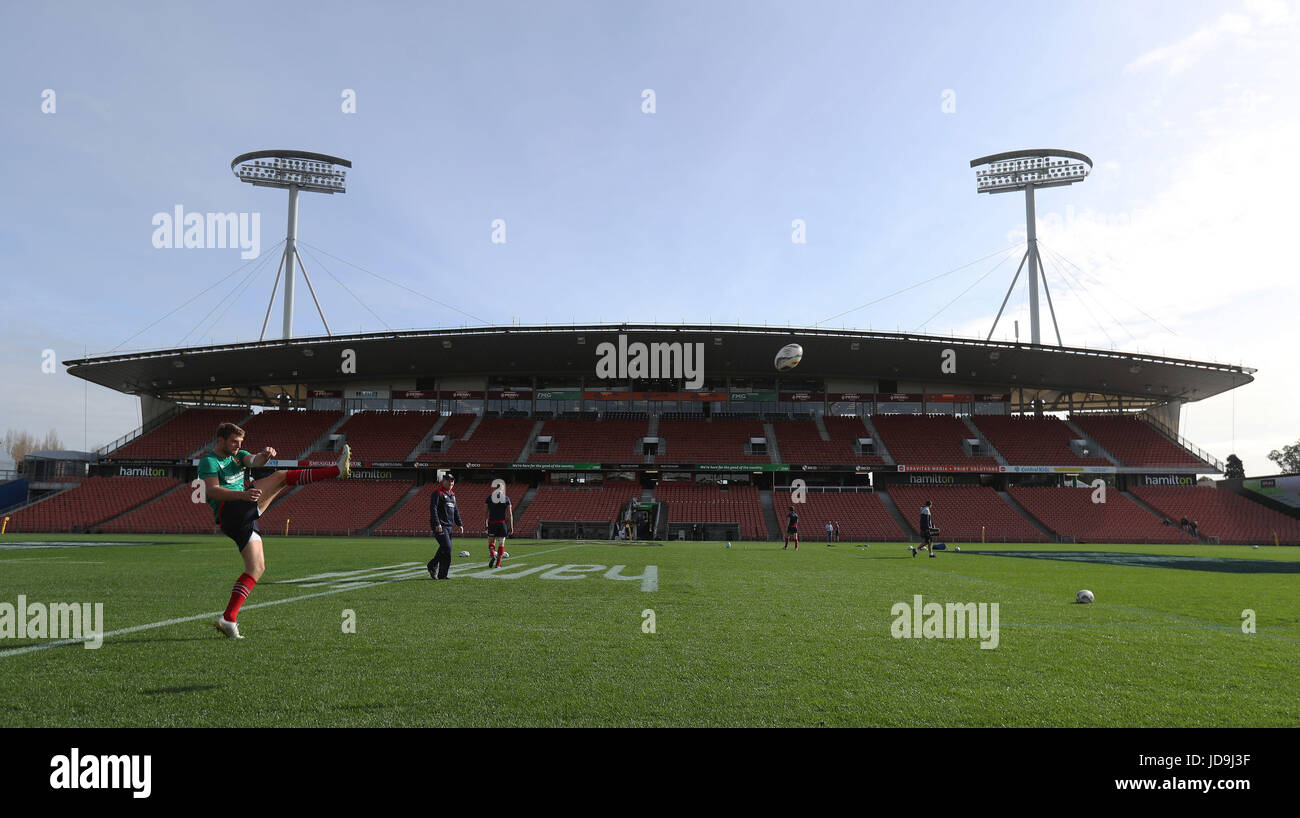 British and Irish Lions Dan Biggar during the Kicking Session at FMG ...
