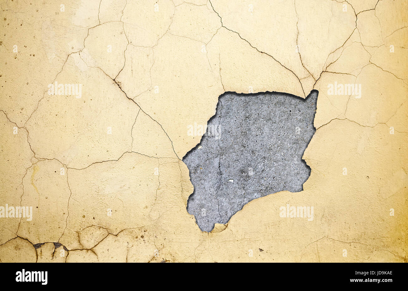 Grungy wall with broken stucco frame texture Stock Photo - Alamy
