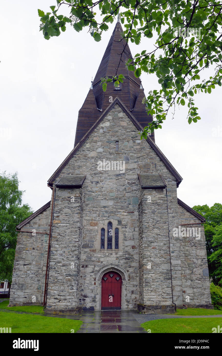 Voss church, Norway. built in 1277 Stock Photo - Alamy