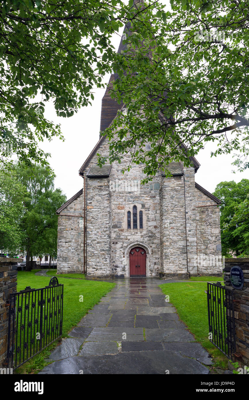 Voss church, Norway. built in 1277 Stock Photo - Alamy