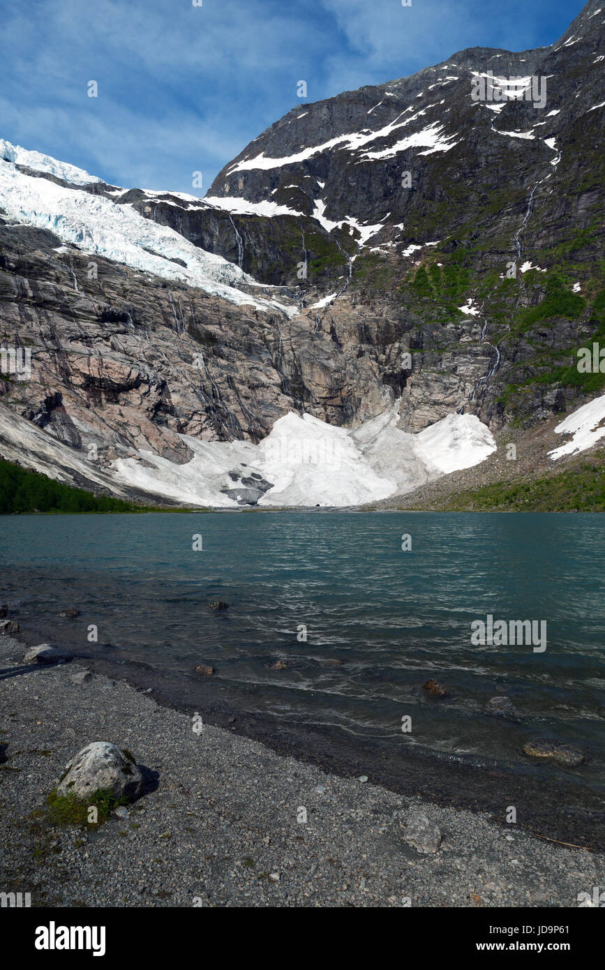 Bøyabreen is a glacier in the Fjærland area in Sogndal Municipality in ...
