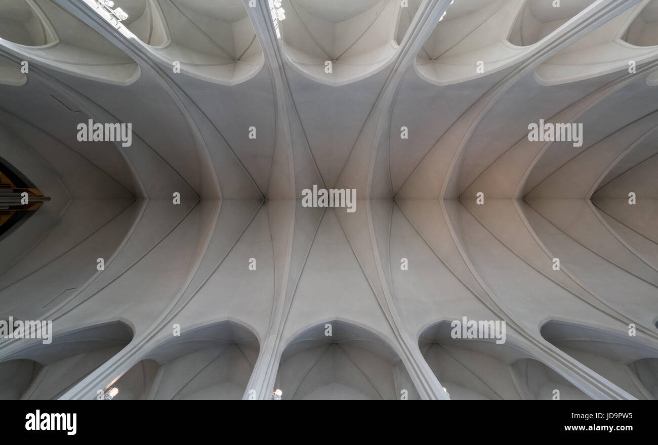 Interior view of the vaulted ceiling hi-res stock photography and ...