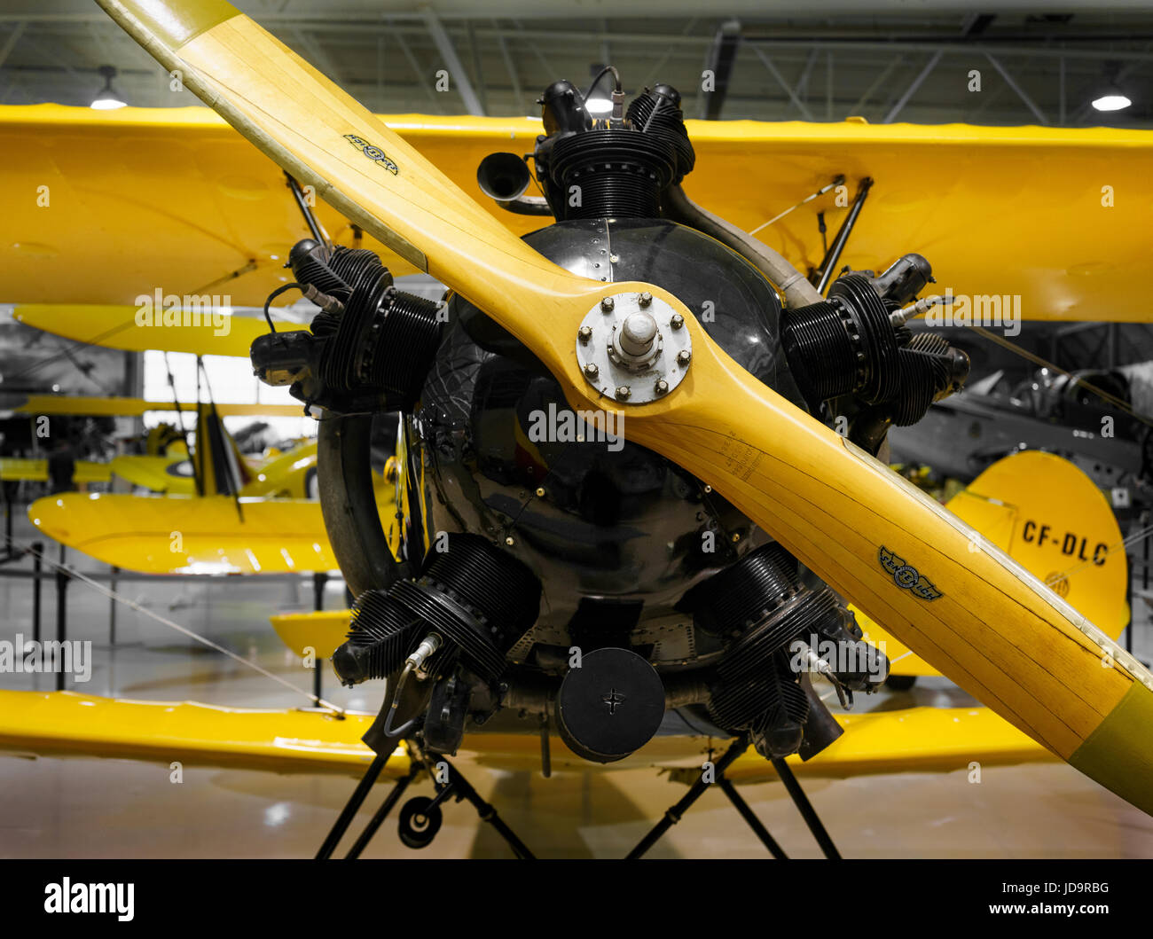 Old propeller airplane front view hi-res stock photography and images ...