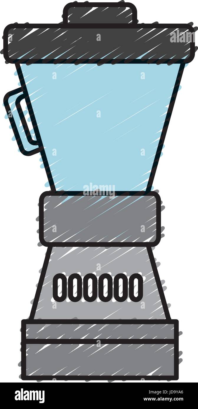 blender icon over white background vector illustration Stock Vector ...