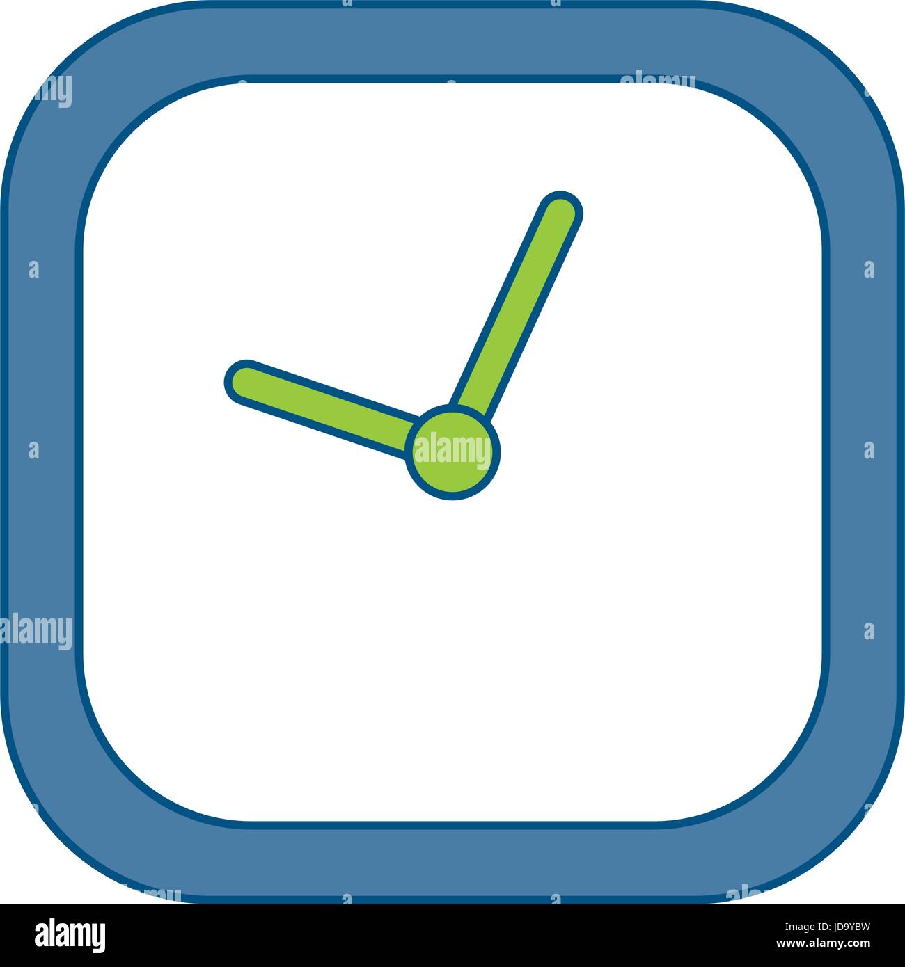 clock icon over white background vector illustration Stock Vector Image ...
