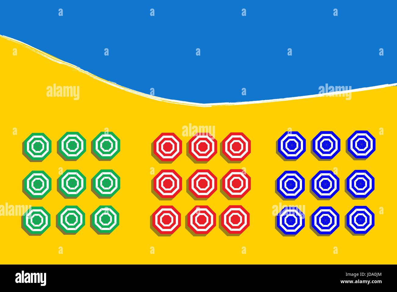 Parasols design Stock Vector Images - Alamy