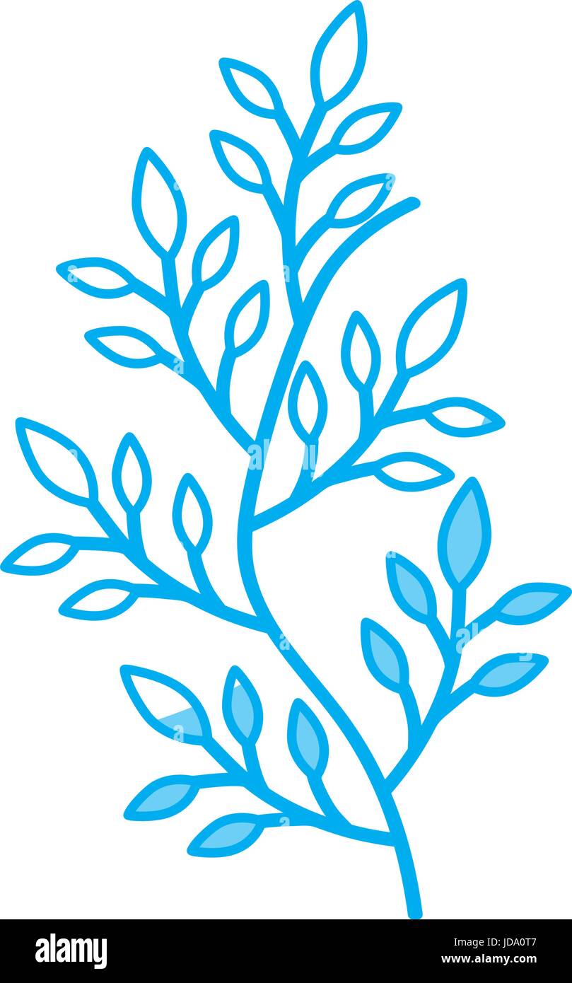 stem with leaves icon Stock Vector Image & Art - Alamy