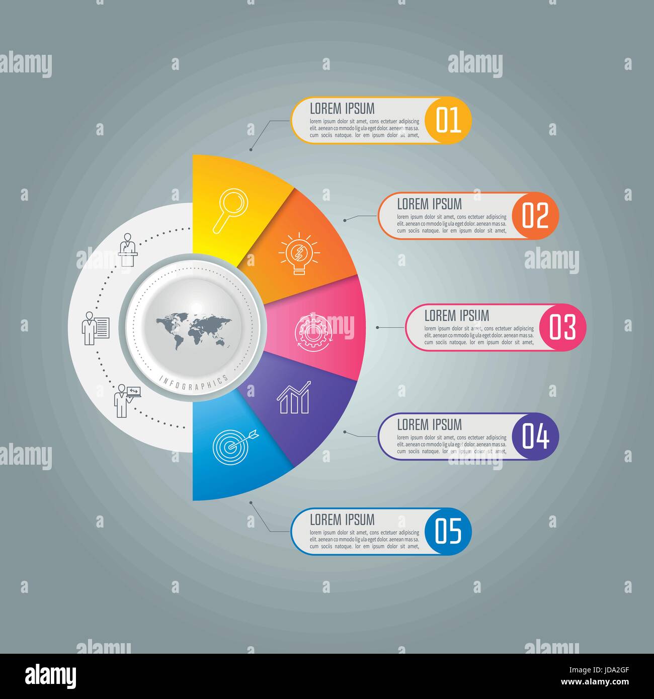 Creative concept for infographic. Timeline infographic design vector ...