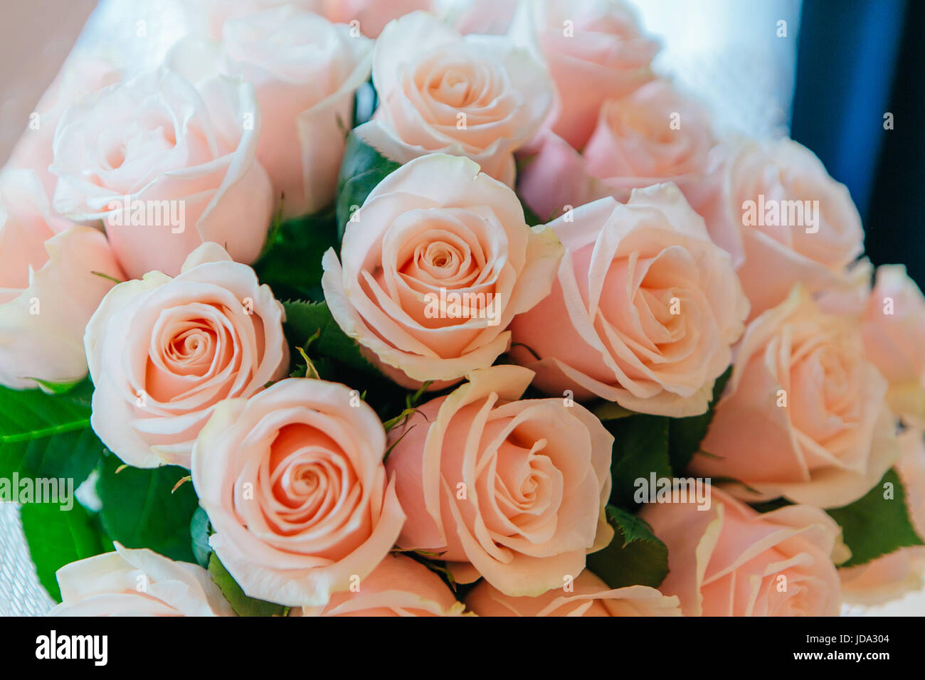 Closeup beautiful tea roses wedding bouquet background Stock Photo - Alamy