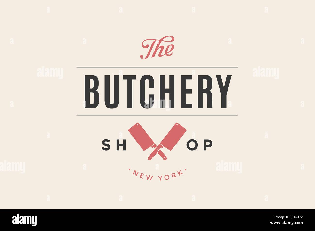 Label of Butchery meat shop Stock Vector Image & Art - Alamy