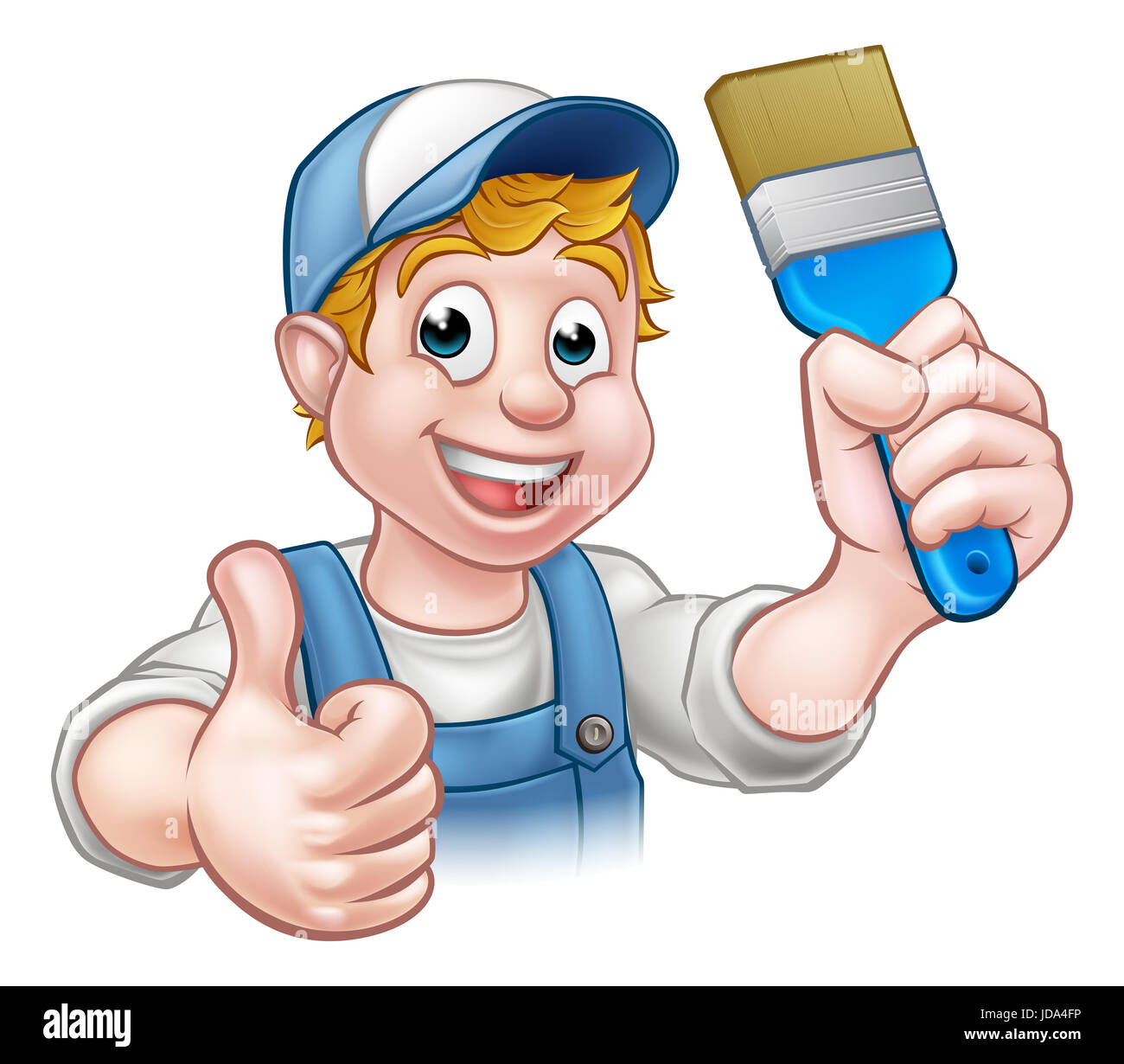 Cartoon paint brush High Resolution Stock Photography and Images - Alamy