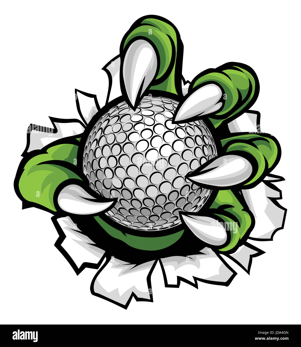 Golf ball vector art hi-res stock photography and images - Alamy