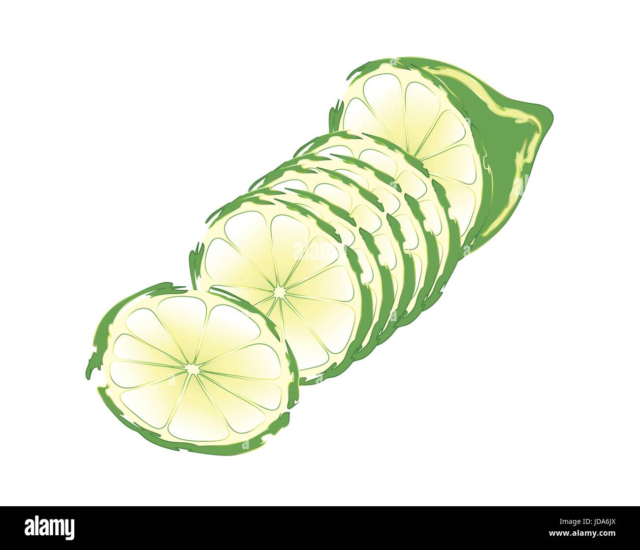 Fruit sweet lime on Stock Vector Images - Alamy