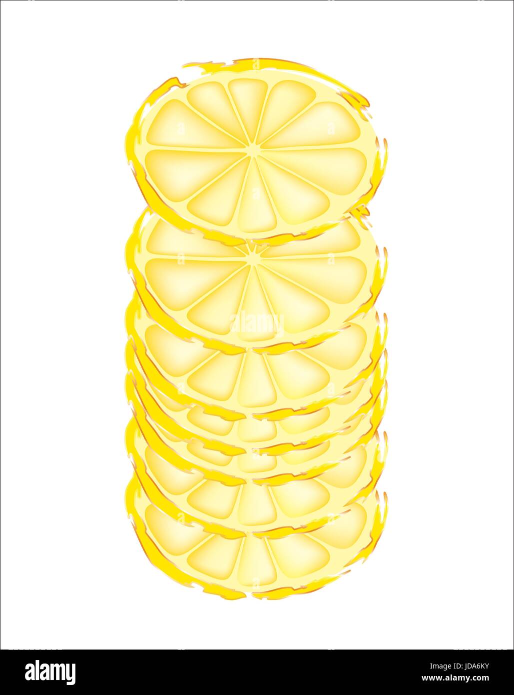 Organic fresh lemons on Stock Vector Images - Alamy