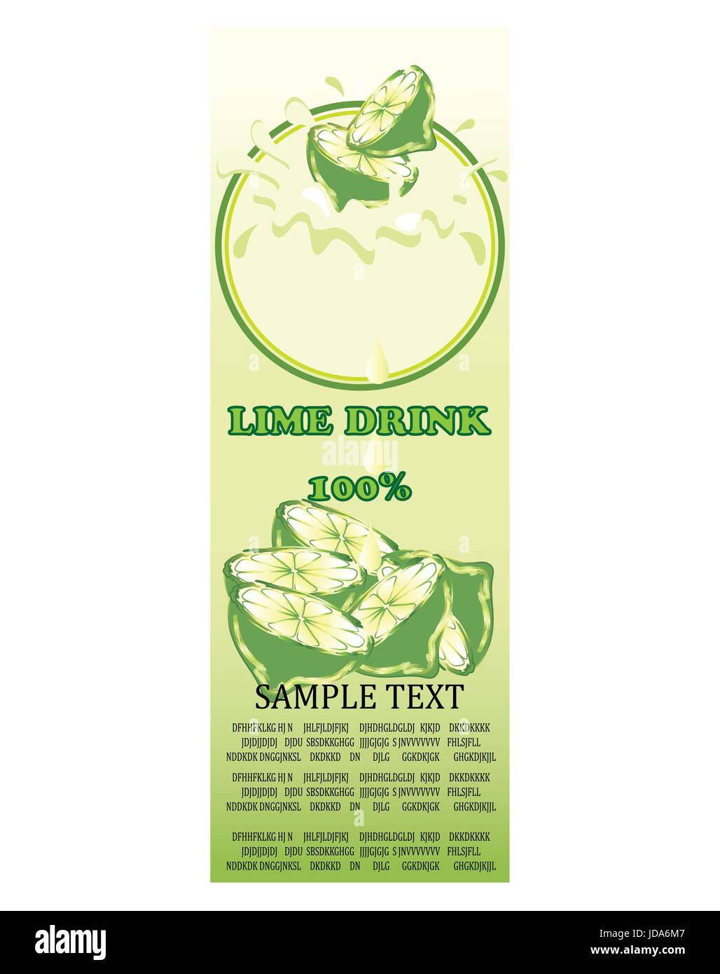 Packaging design for lime drink Stock Vector Image & Art - Alamy