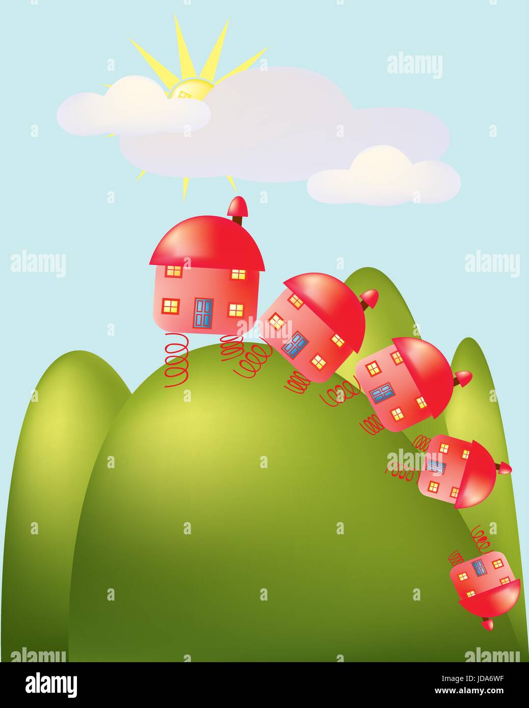 House market crisis Stock Vector Images - Alamy