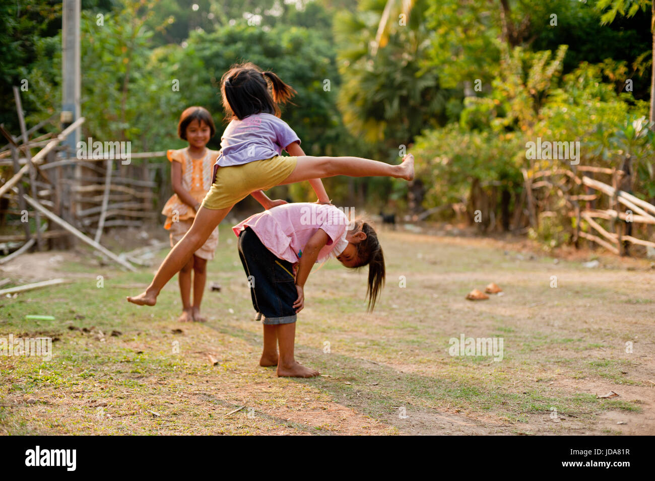 Children In Countryside Laos High Resolution Stock Photography and ...