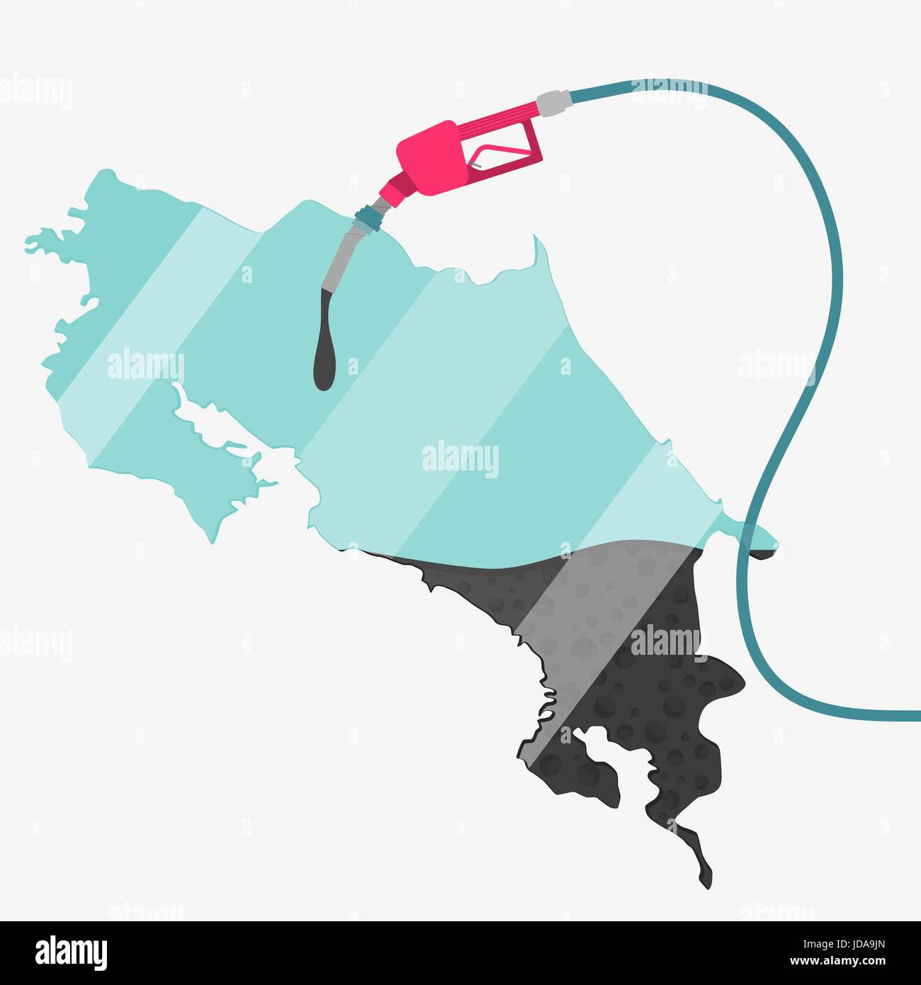 Caribbean fossil fuel power station Stock Vector Images - Alamy
