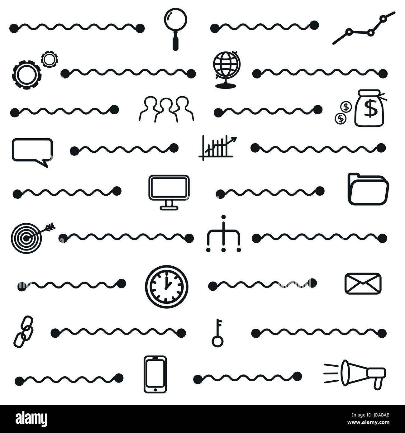 Social media icons set texture hi-res stock photography and images - Alamy