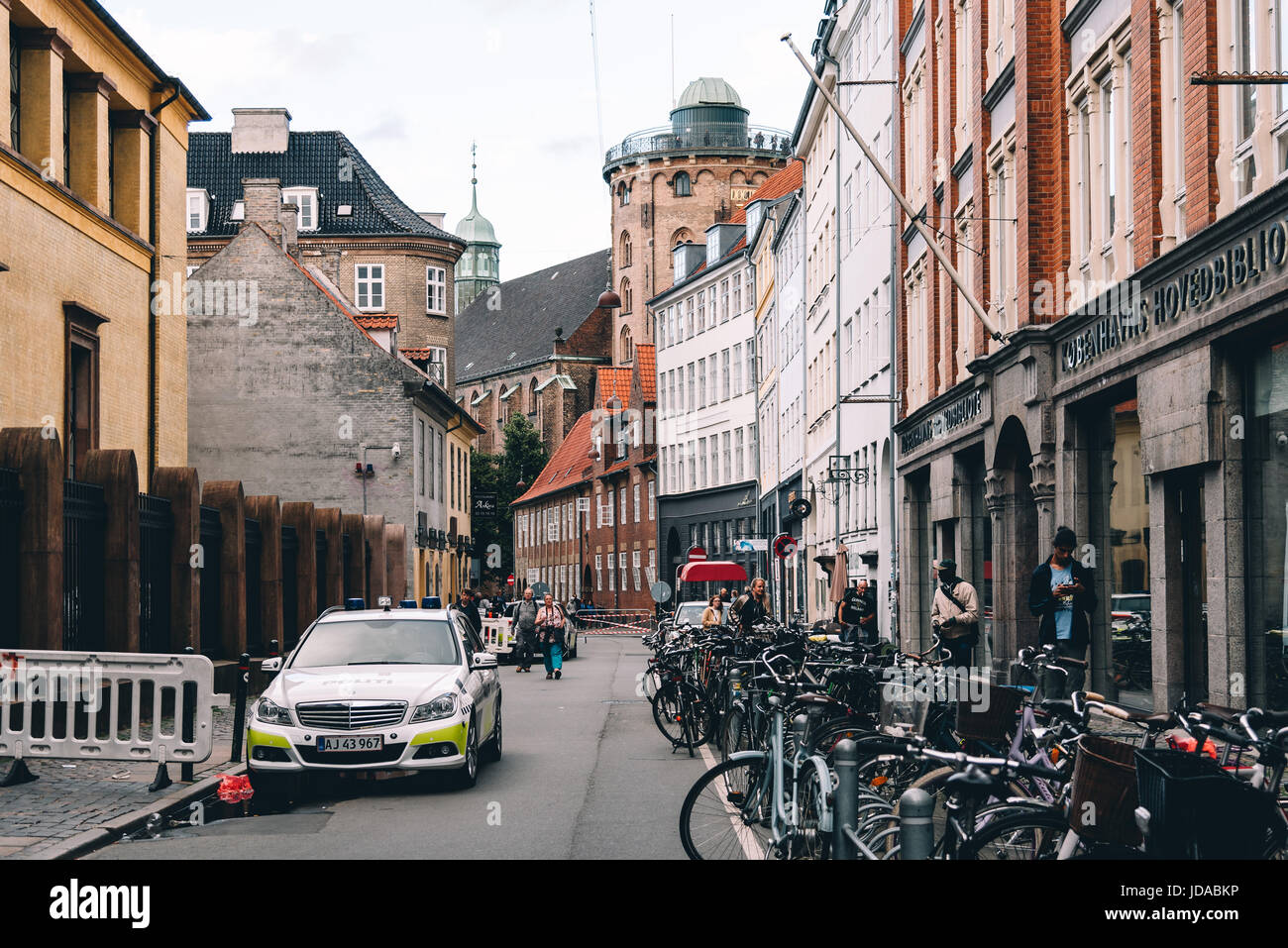 Denmark police car hi-res stock photography and images - Alamy