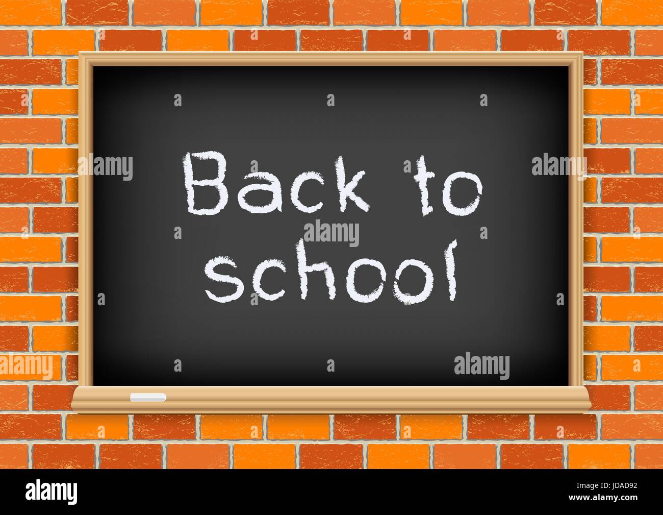 Back school chalk font Stock Vector Images - Alamy