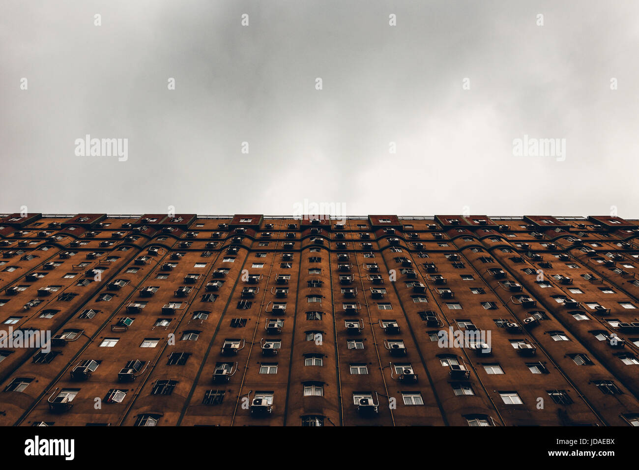 Old apartment block in Macau Stock Photo - Alamy