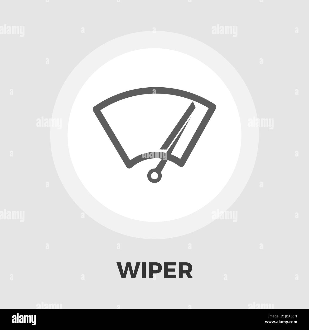 Wiper icon vector. Flat icon isolated on the white background. Editable EPS file. Vector ...
