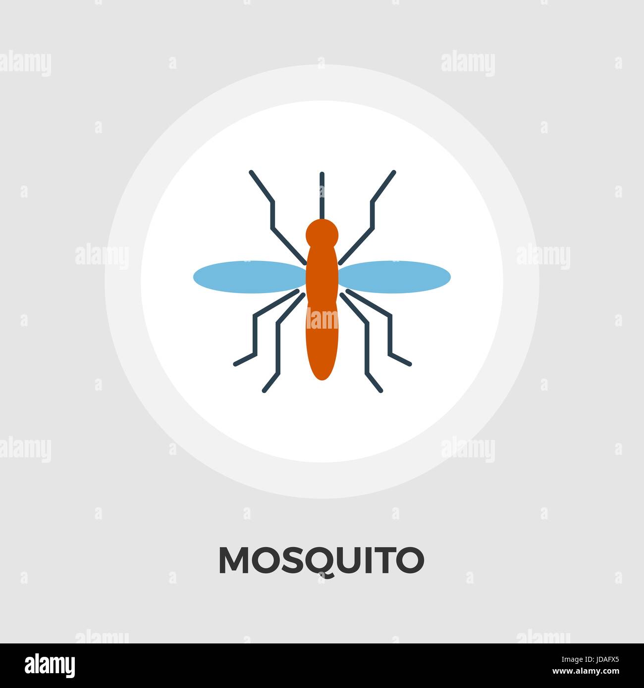 Anopheles mosquito flying Stock Vector Images - Alamy