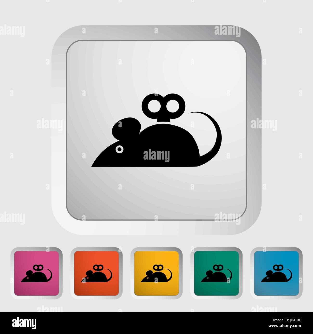 Mouse toy icon. Flat vector related icon for web and mobile ...