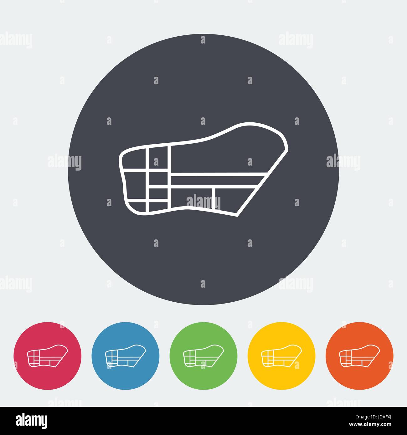 Muzzle icon. Thin line flat vector related icon for web and mobile ...