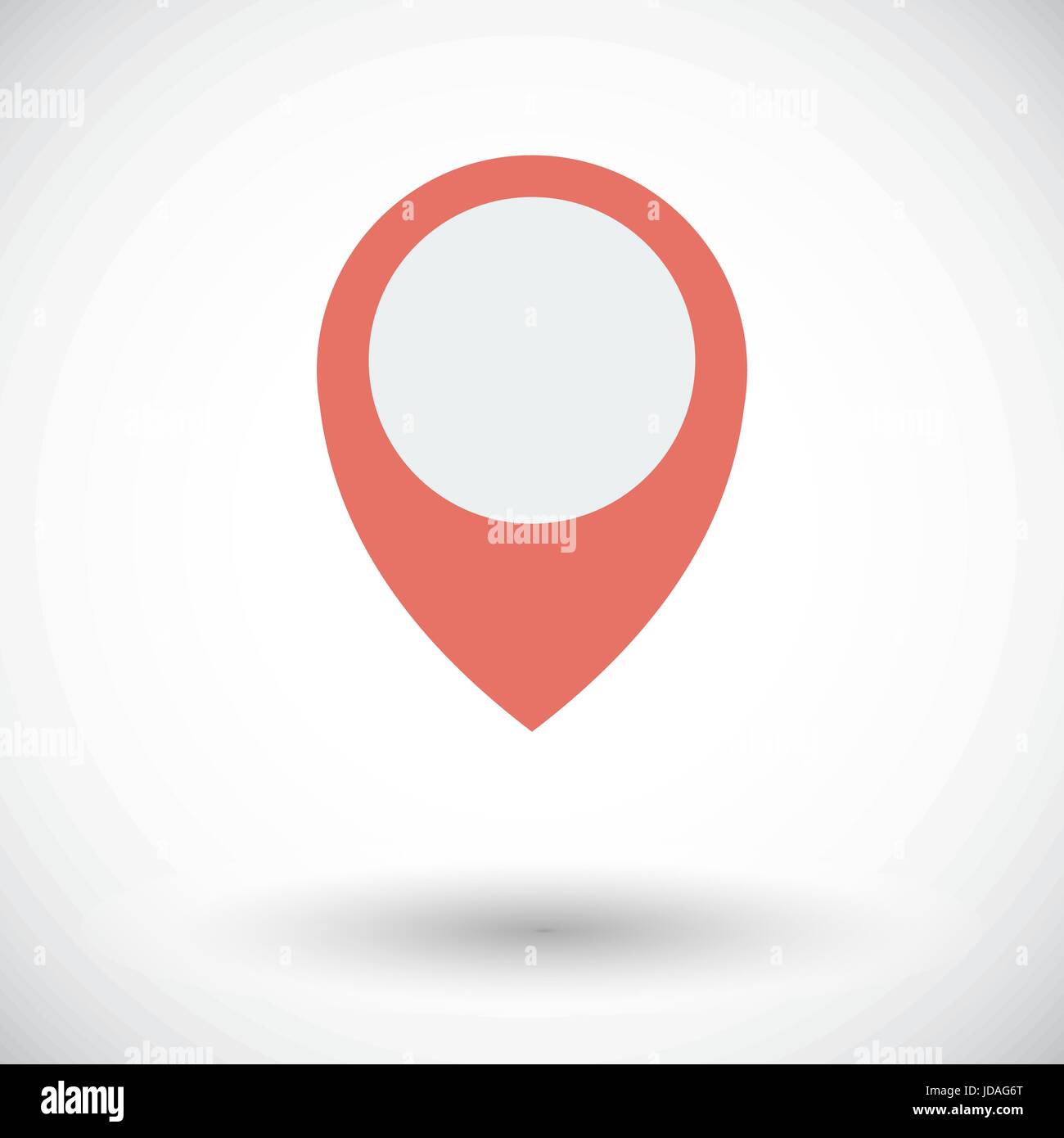 Map Pin Icon Vector. Flat icon isolated on the white background ...