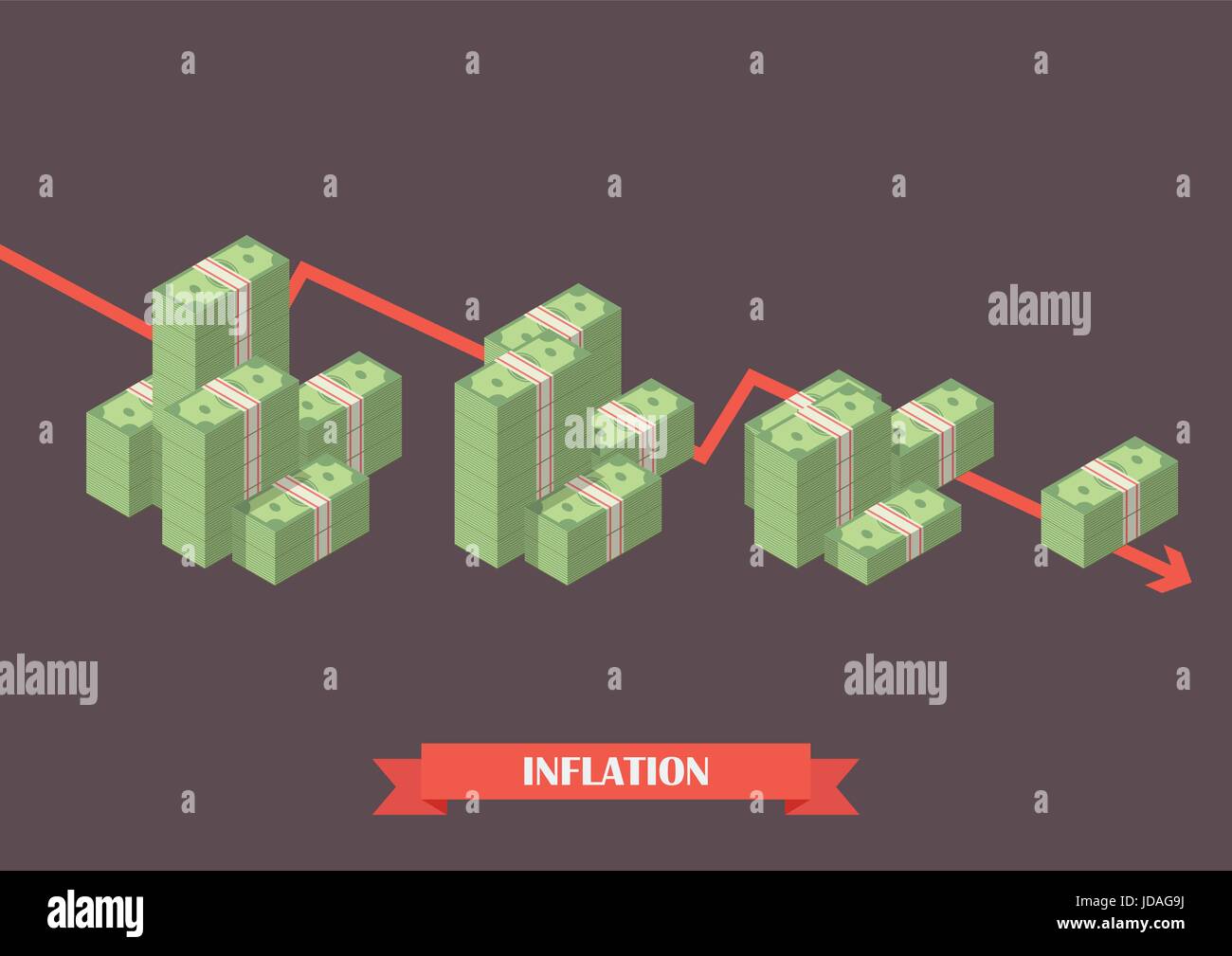 Inflation vector vectors hi-res stock photography and images - Alamy