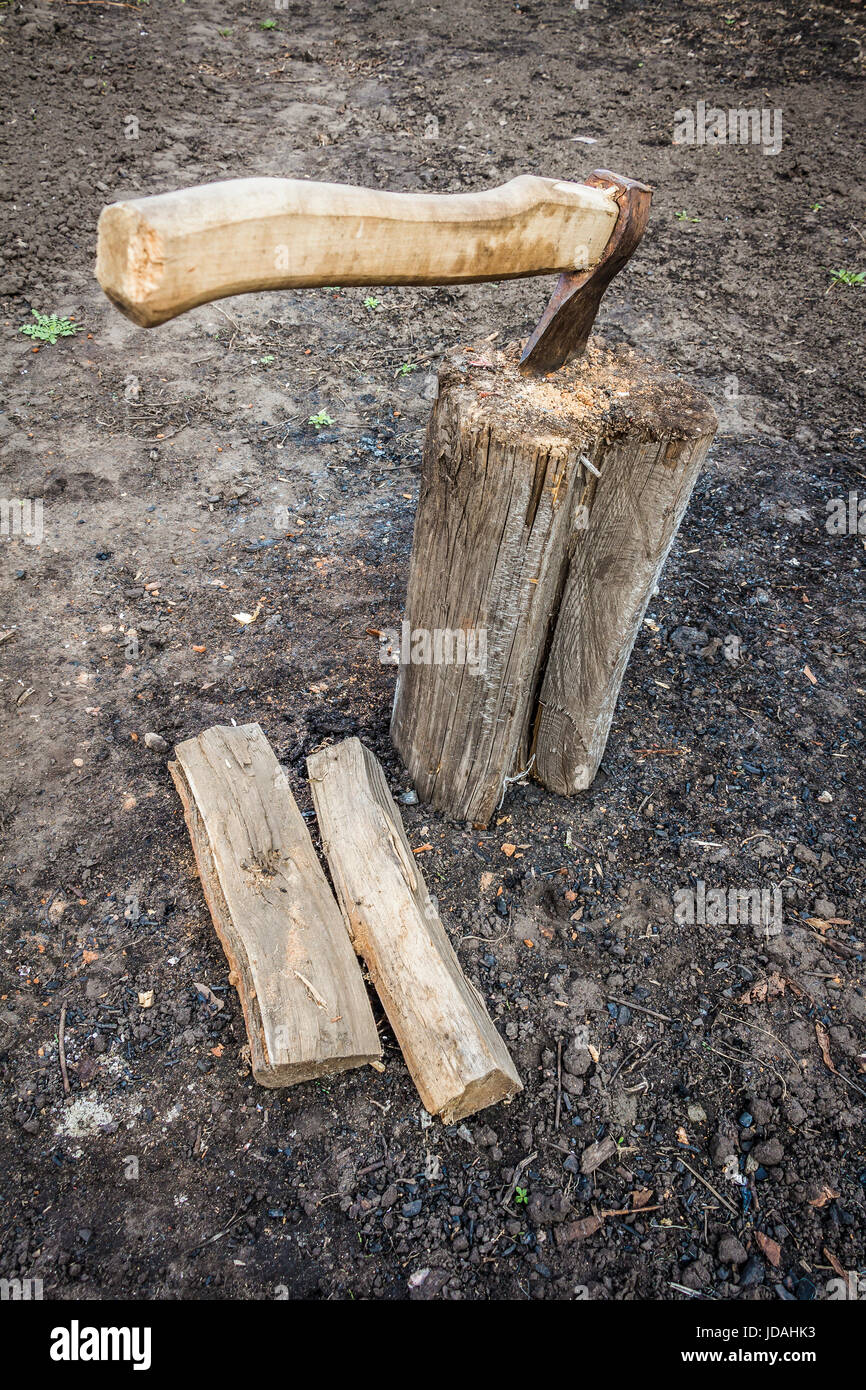 Axed tree hi-res stock photography and images - Alamy