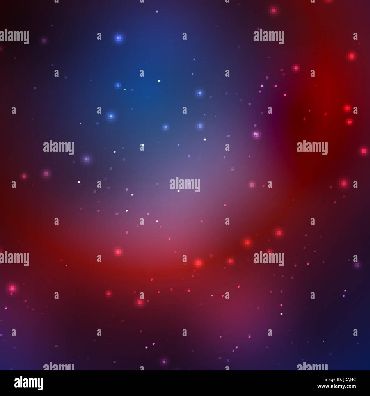Abstract cosmic sky with stars. Vector illustration Stock Vector Image ...