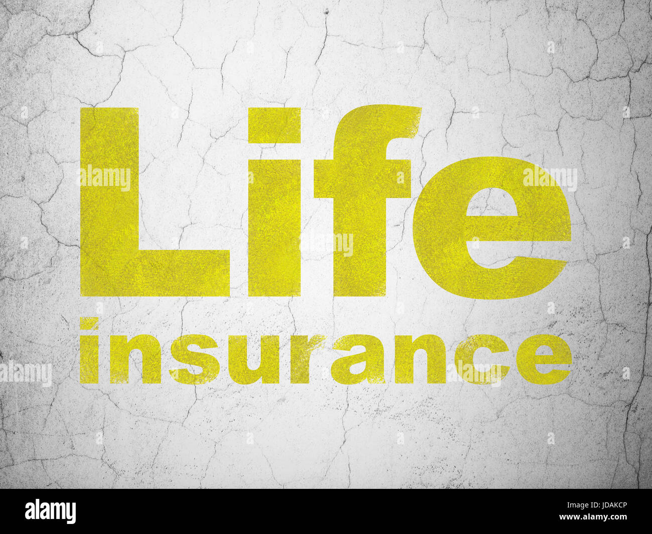 Insurance concept: Life Insurance on wall background Stock Photo - Alamy