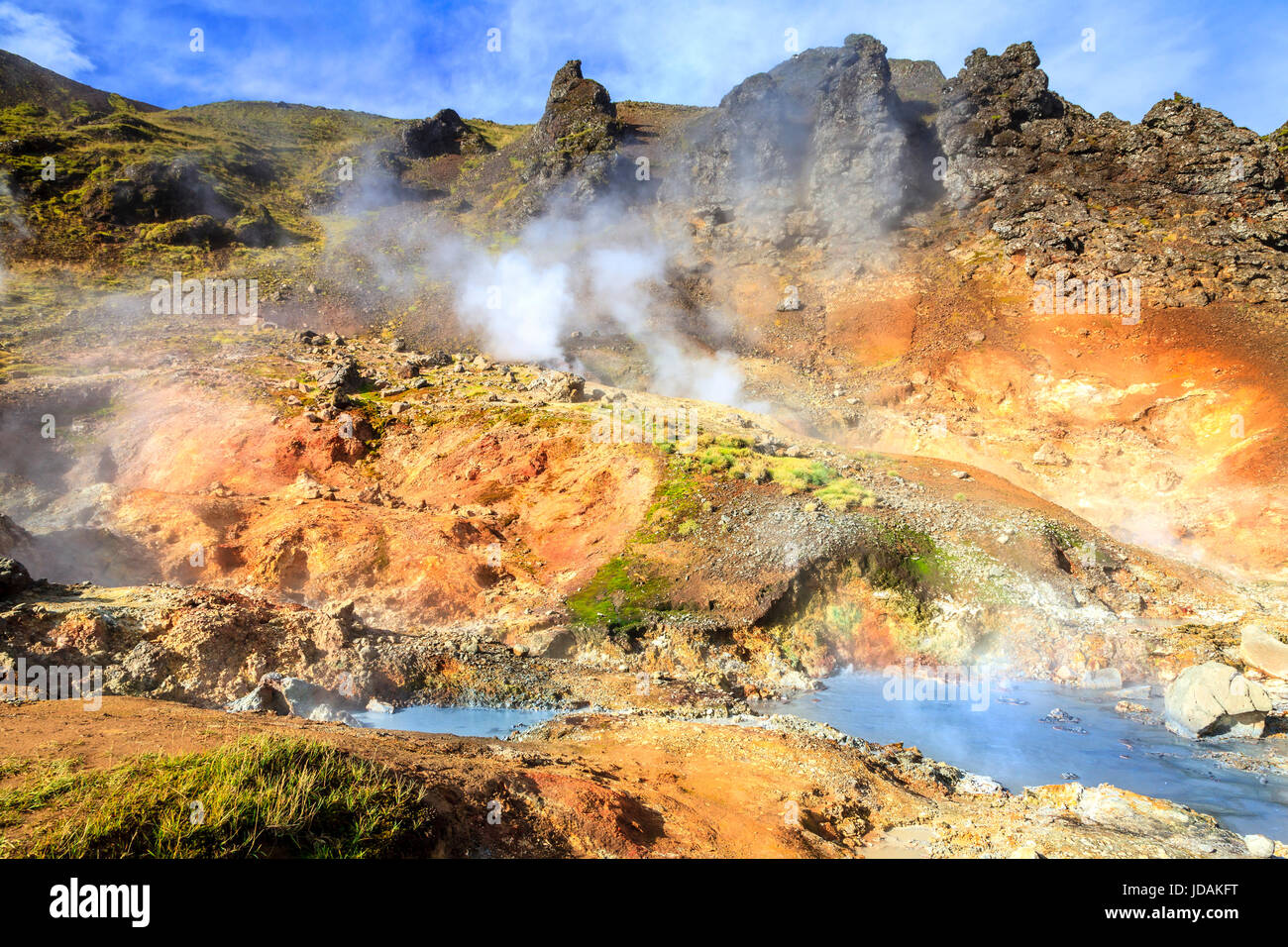Geothermal mud boiling hi-res stock photography and images - Alamy