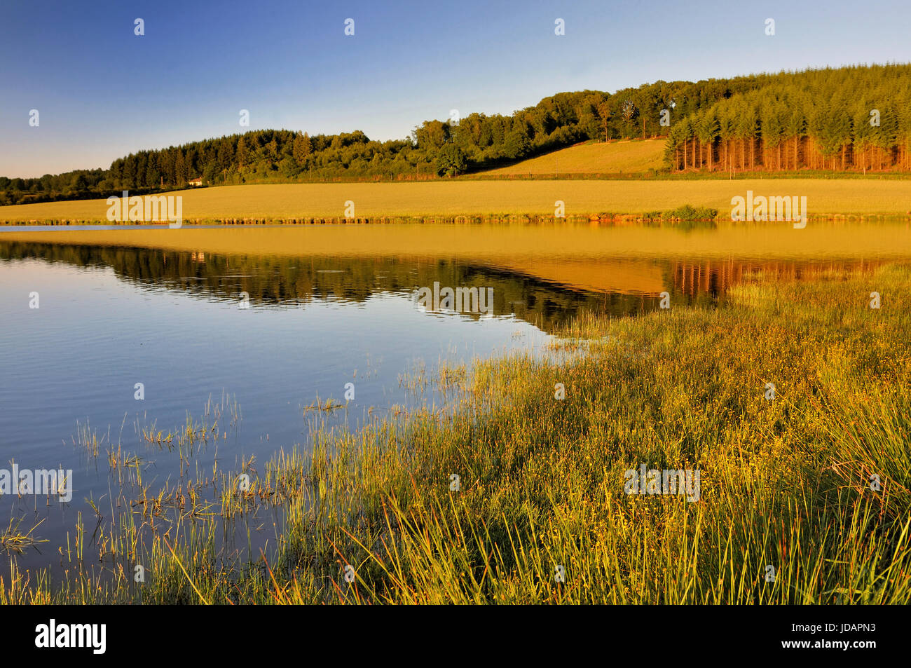 Beautiful landscape of a lake hi-res stock photography and images - Alamy