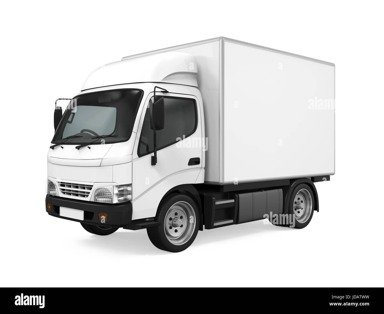 Delivery Van Isolated Stock Photo - Alamy