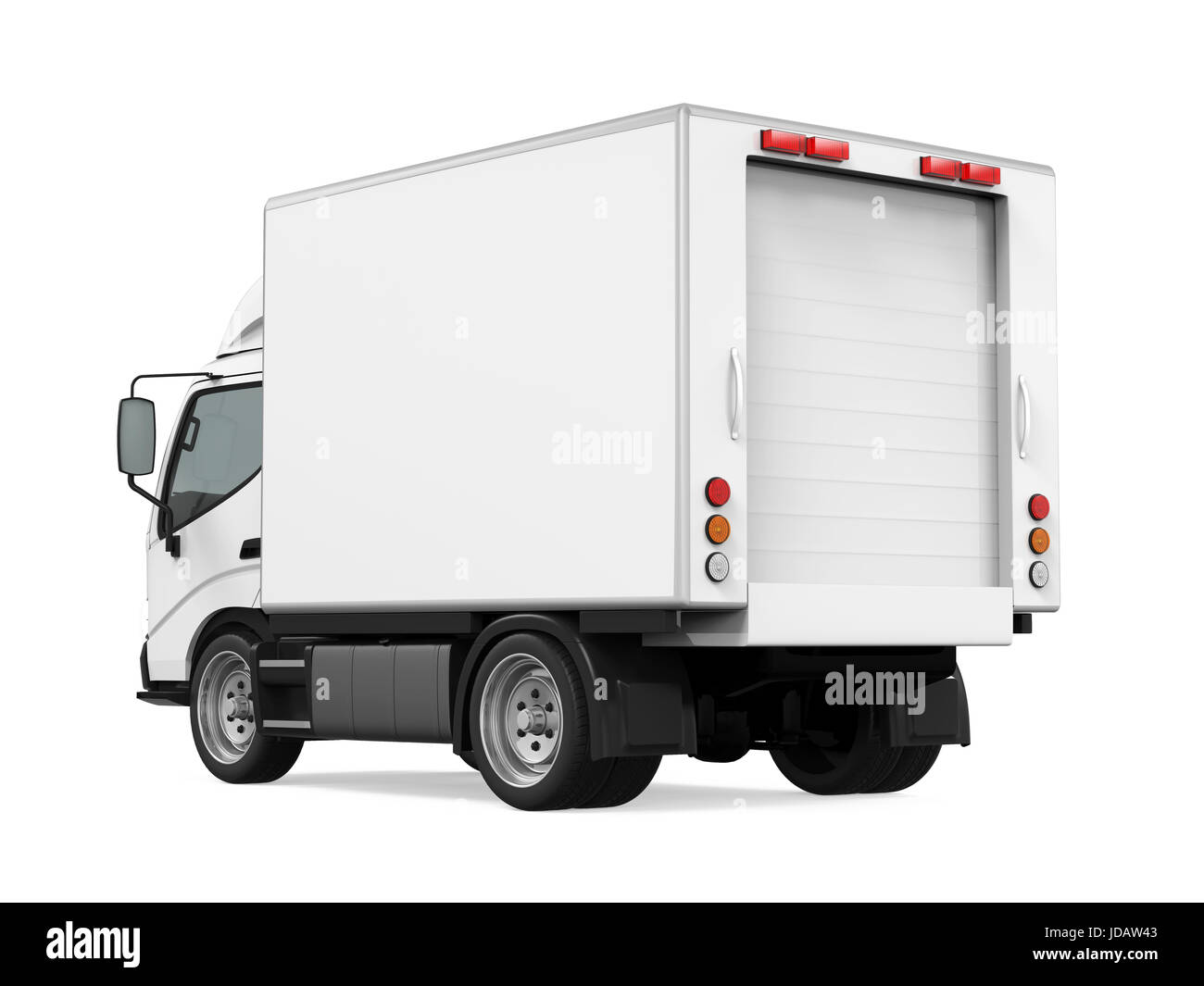 Delivery Van Isolated Stock Photo - Alamy