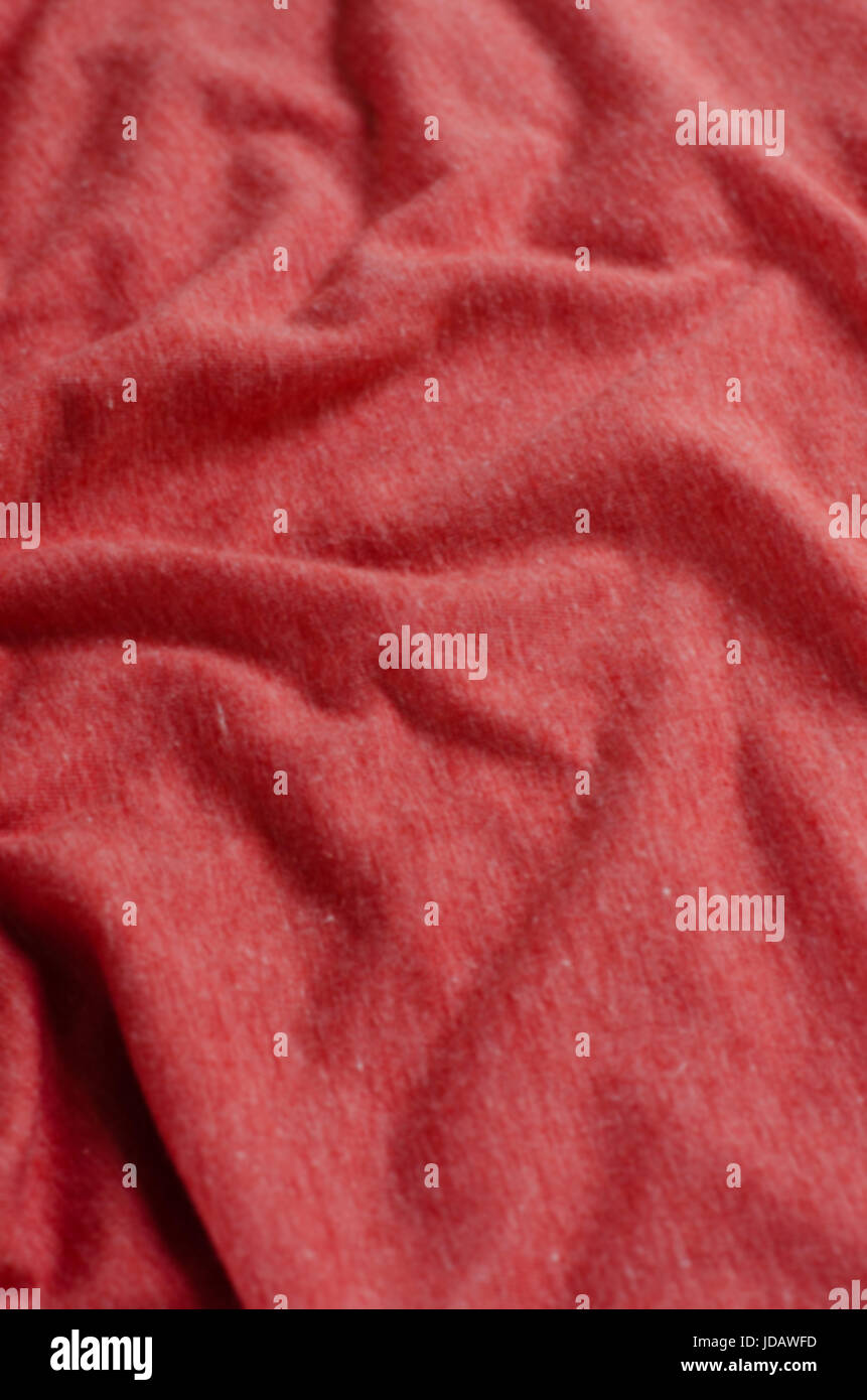 Texture of Soft Red Fabric In Blurry Background Stock Photo - Alamy