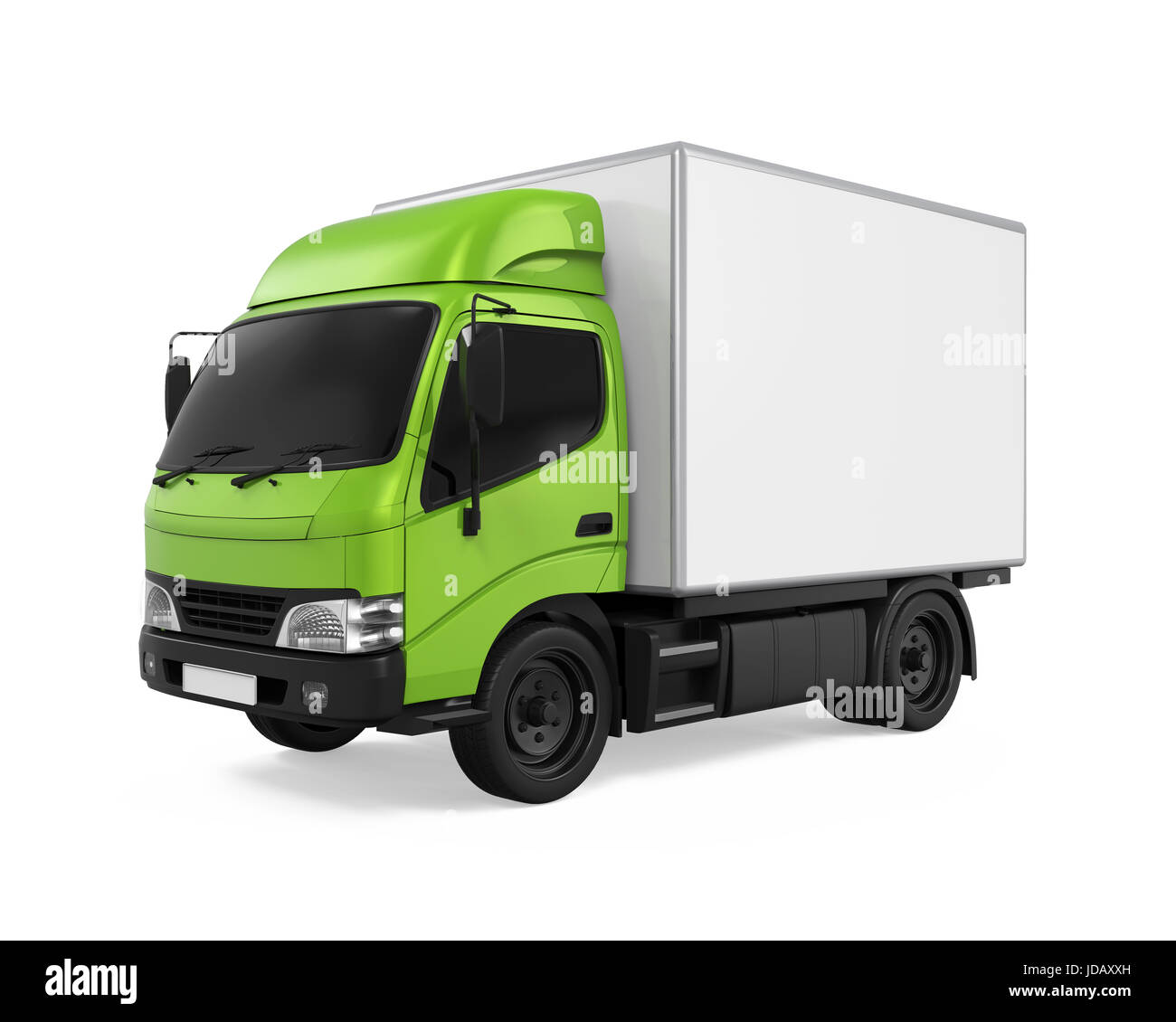Delivery Van Isolated Stock Photo - Alamy